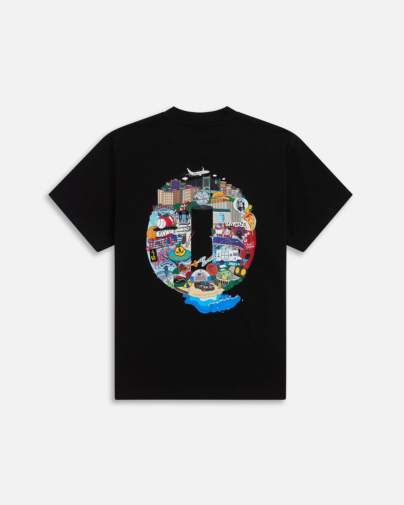 MBIQ Collage Tee – MEANWHILE BACK IN QUEENS